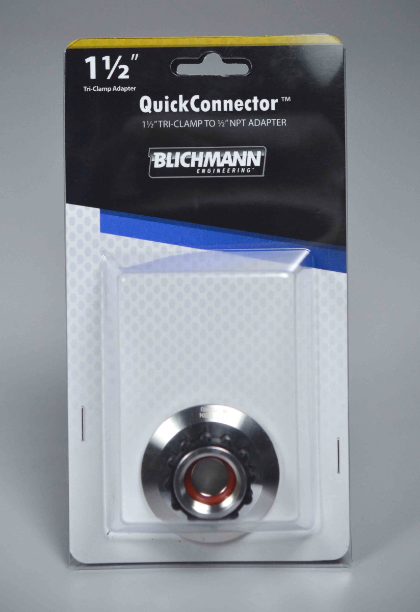 QuickConnector™ - 1.5" Tri-Clamp to 1/2" NPT Adapter - Blichmann ...